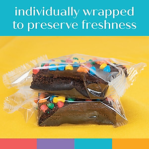 Gourmet Chocolate Brownies Gift Basket Cookie Gifts, Prime Corporate for Men Women Birthday Anniversary Get Well Soon | Nut Free