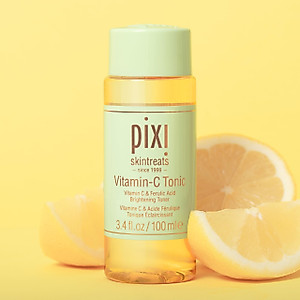 Pixi Vitamin-C Tonic,Brightening & Soothing Facial Toner, Boost Skin Luminosity, Infused with Vitamin-C & Ferulic Acid, Alcohol Free Daily Toner, 100ml / 3.4fl oz