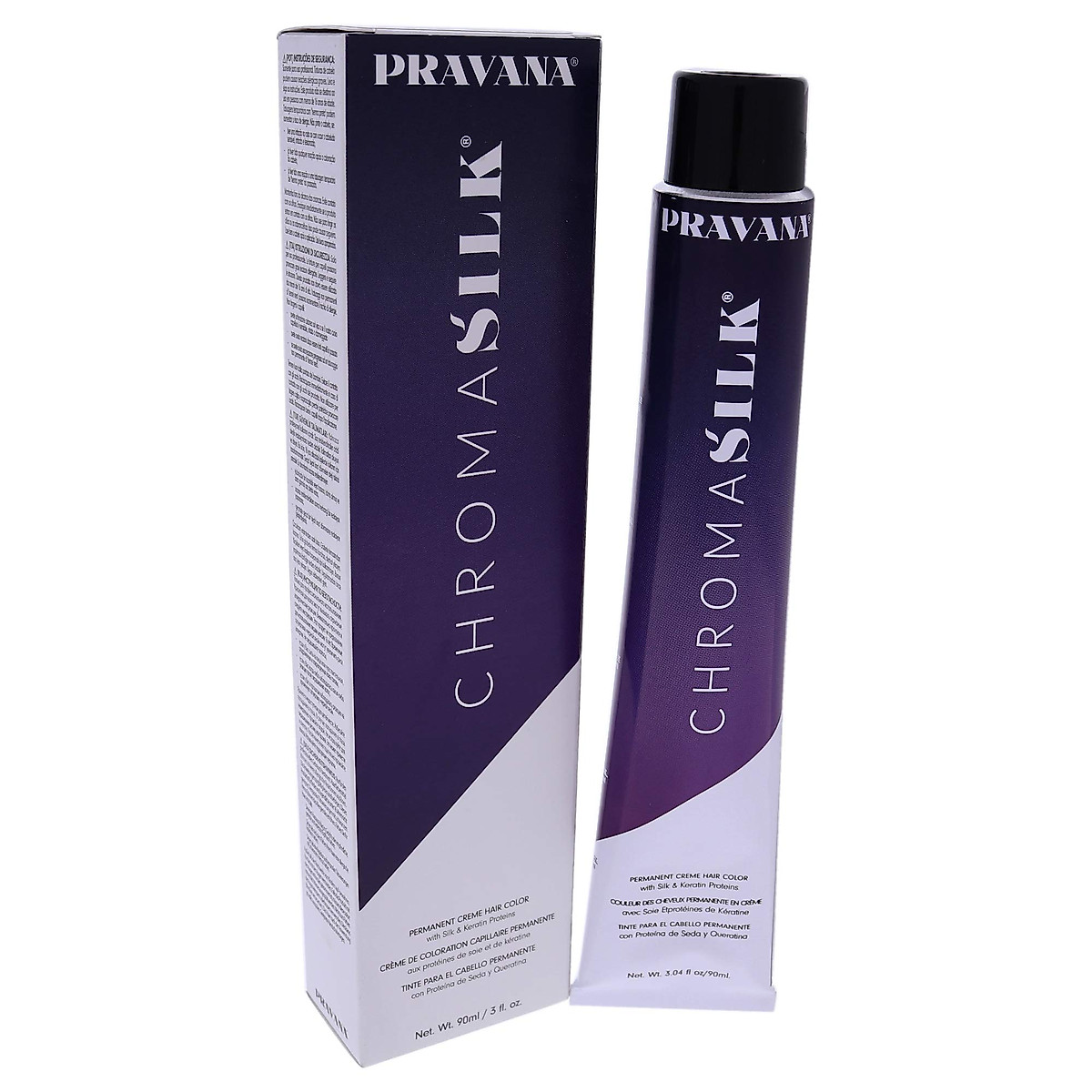 Pravana ChromaSilk Creme Hair Color - 4N Brown Unisex Hair Color 3 oz I0102652