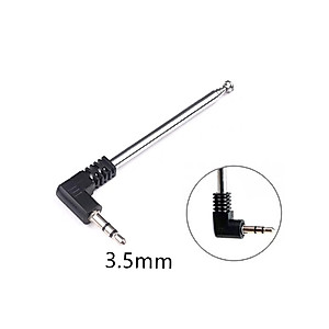 Mini FM Radio Antenna 3.5mm Male Telescopic FM Antenna 3-Pack Compatible with Portable Radio Indoor Stereo Receiver AV Audio Video Home Theater Receiver Mobile Cell Phone Bose Radio
