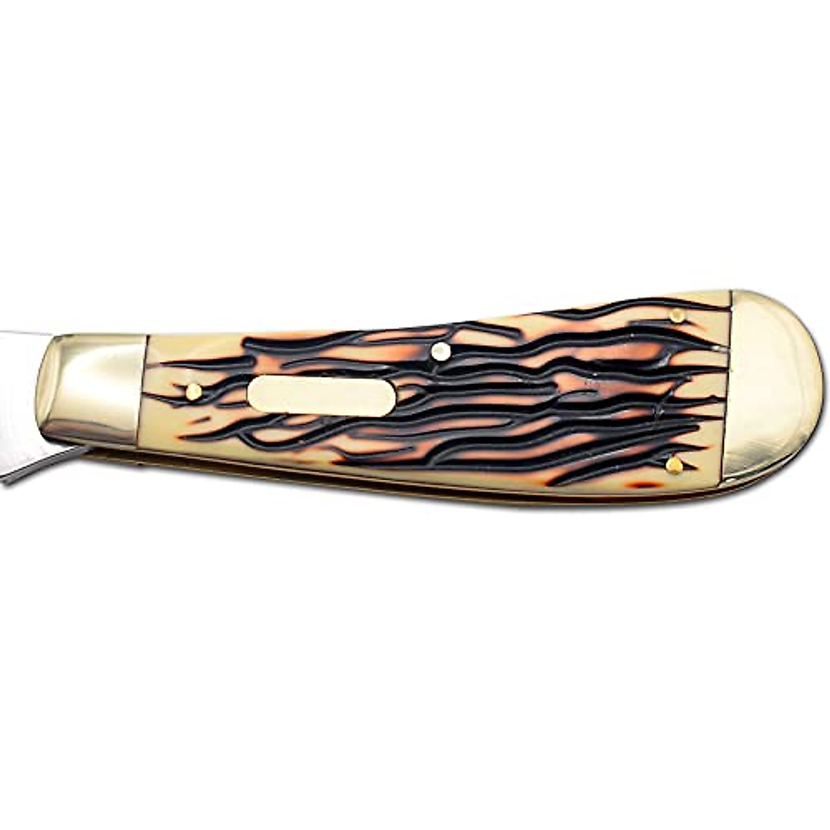 Old Ram Hawkbill Pruner Knife Traditional Lock blade Folding Knife Design Handle for Outdoor, Hunting, Camping