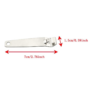 Bottle Opener ZYAMY 3pcs Multifunctional Stainless Steel Bottle Opener Portable Mini Bottle Opener Kitchen Tool Oral Liquid Vial Ampule Opener Tool