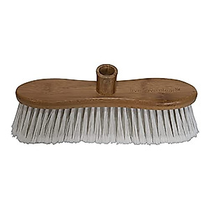 Harper Live.Love.Clean. Smooth Surface Bamboo Household Broom for Indoor Sweeping of Pet Hair, Dirt, Dust on Hardwood Floors, Tile, and Laminate