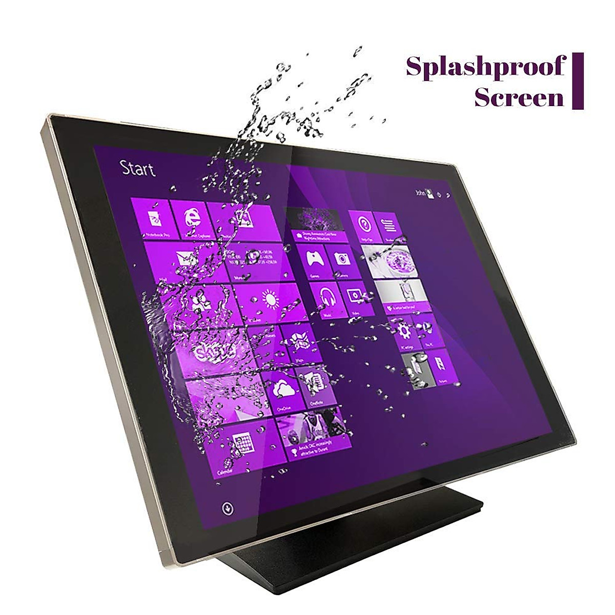 21.5 Inch Pro Capacitive LED Backlit Multi-Touch HDMI Monitor, 16:9 Display 1920 X 1080, True Flat Seamless Design Touchscreen, Great for Office, POS, Retail, Restaurant, Bar, Gym, Warehouse