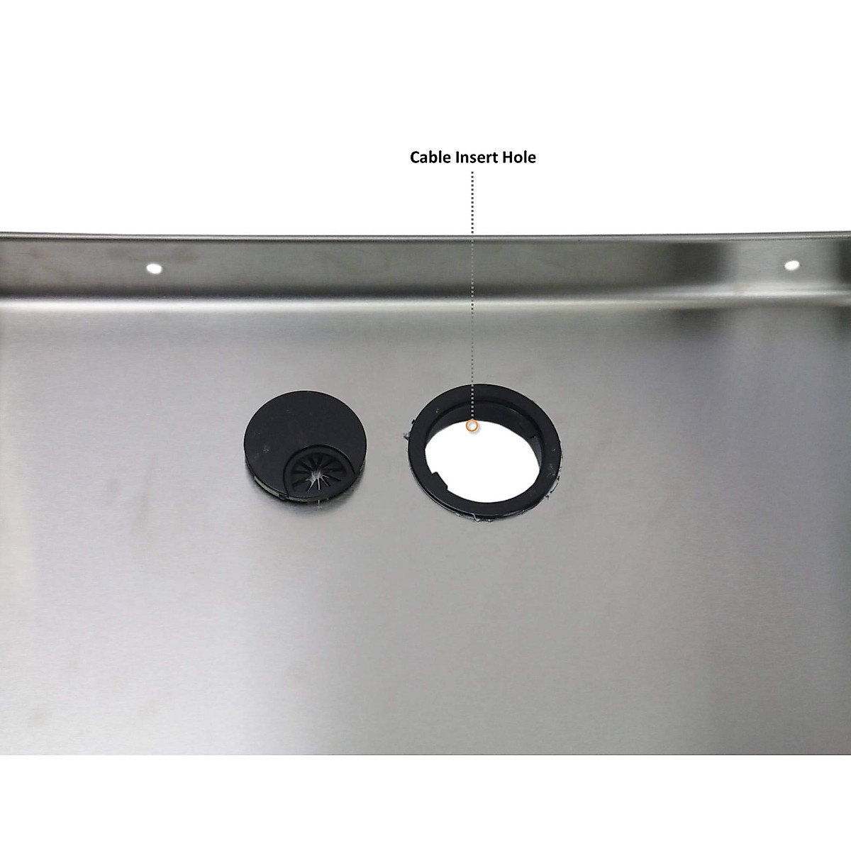 GSW Stainless Steel Reinforced Edge Wall Mount Microwave Oven Wall Shelf NSF Approved (18" W x 18" L x 12" H)