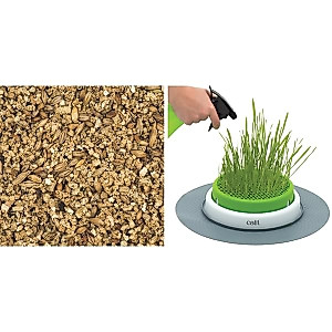 Catit Senses 2.0 Cat Grass Planter, Interactive Cat Toys