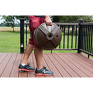 US Weight Durable Fillable Umbrella Base Designed to be Used with a Patio Table 3.5 pounds , Bronze