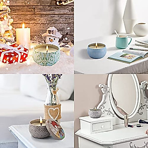 12 Constellations Scented Candles Gift Set 2.5oz Aromatherapy Candles Strong Fragrance Portable Travel Tin Jar Candles Gifts for Home Scented Decoration Birthday Valentine'sDay