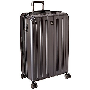 DELSEY Paris Titanium Hardside Expandable Luggage with Spinner Wheels, Graphite, Checked-Large 29 Inch