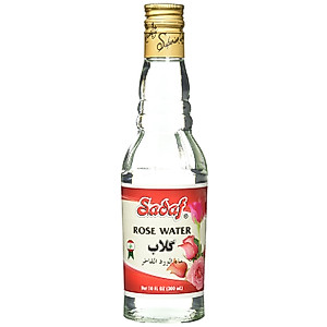 Sadaf flavored waters bundle - Rose water and Orange Blossom water 10 oz - Food Grade Edible Waters for Cooking, Baking, Food Flavoring or Drinking - Ideal for Persian desserts, cakes or syrups
