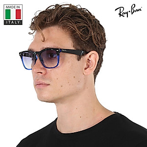Ray-Ban RB4487 STEVE Square Shape Sunglasses With Eyewear Kit Bundle - High Bridge Fit - Casual Wear Square Sunglasses