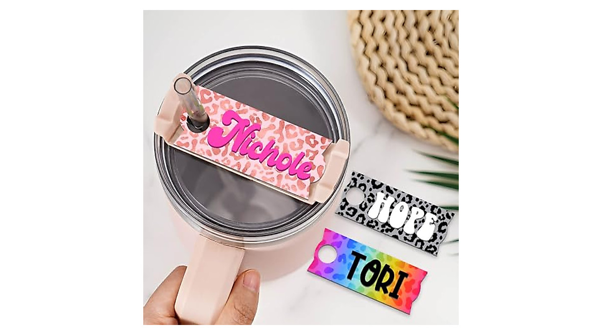 Custom Personalized Nameplate for Tumblers | LASFOUR