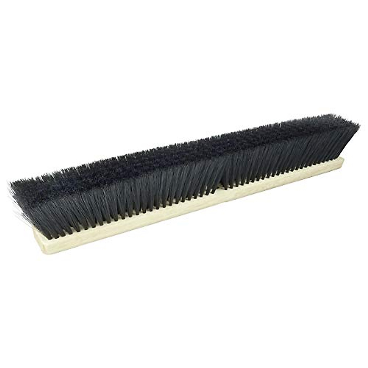 Weiler 25235 24" Vortec Pro Medium Sweep Floor Brush, Polystyrene Border With Black Polypropylene