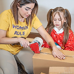 Mr. Pen - Packing Tape Dispenser Gun 2-Inch, 2 Pack with 2 Rolls Tape, Heavy Duty Packing Tape with Dispenser, Packaging Tape, Tape Gun, Clear Packing Tape, Tape Gun for Packing Boxes, Moving Tape