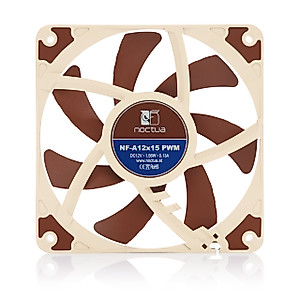 Noctua NF-A12x15 PWM, Premium Quiet Slim Fan, 4-Pin (120x15mm, Brown)