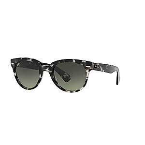 Ray-Ban RB2199 Orion Square Sunglasses, Grey Havana/Grey Gradient Dark Grey, 52 mm