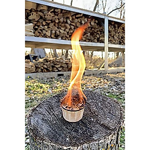 Superior Trading Fire Starter Pods in Travel Packs - Fire Starters for Campfires, BBQ, Grill, Pit, Wood Stove & Charcoal Starter, 15-20-Min Burn, 40 Extra Large Pods, USA Made, Brown, 3.5 Lbs