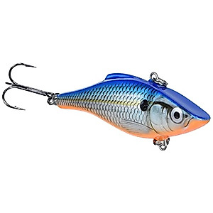 Rapala Rattlin' Rapala 07 Fishing lure, 2.75-Inch, Blue Shad