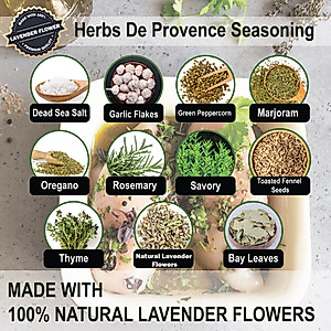 Aromasong Turkey Brine - 100% Natural - 2 LB - For Wet & Dry Brining. (Herbs De Provence seasoning) for Whole, Smoked, Oven-Roasted or Fried Turkey - Made in USA