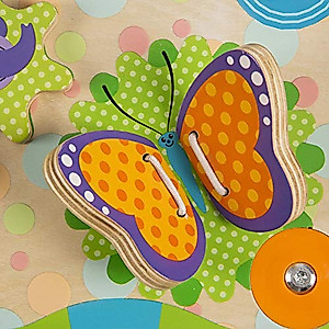 Melissa & Doug First Play Children’s Jungle Wooden Activity Table for Toddlers Multi-color 1 EA