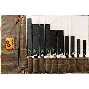EVERPRIDE Chef Knife Sheath Set (10-Piece Set) Universal Blade Edge Cover Guards for Chef’s and Kitchen Knives – Durable, BPA-Free, Felt Lined, Sturdy ABS Plastic – Knives Not Included