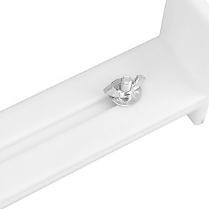 Jig Bracelet Maker 8in ABS Adjustable Knitting Rope Wristband Maker Tool with 2 Clamps, Rope Holder Knotting Weaving Tool for DIY Bracelet