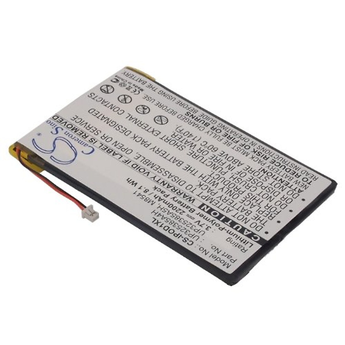 2200mAh Battery for Apple iPod 1st, 2nd Generation with 7/pcs Toolskits