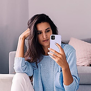 Cordking iPhone 11 Case, Silicone Ultra Slim Shockproof Phone Case with [Soft Anti-Scratch Microfiber Lining], 6.1 inch, Clove Purple