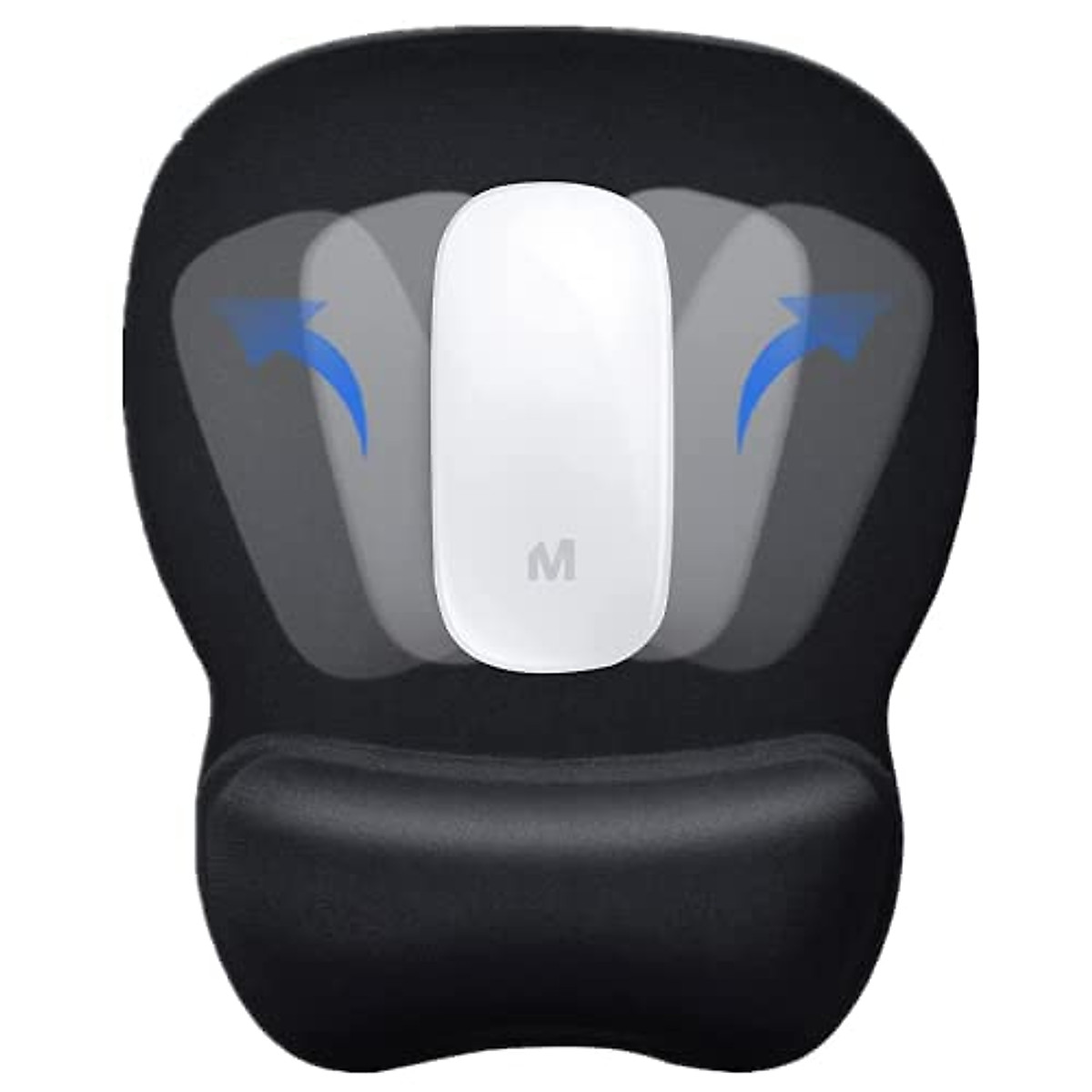 Sonsoke Honkai Star Rail Game Men Figure Wrist Support Gel Mouse Pad Ergonomic Mouse Pad Gaming Mouse Pad Non Slip 3D Mouse Pad (Dan Heng)