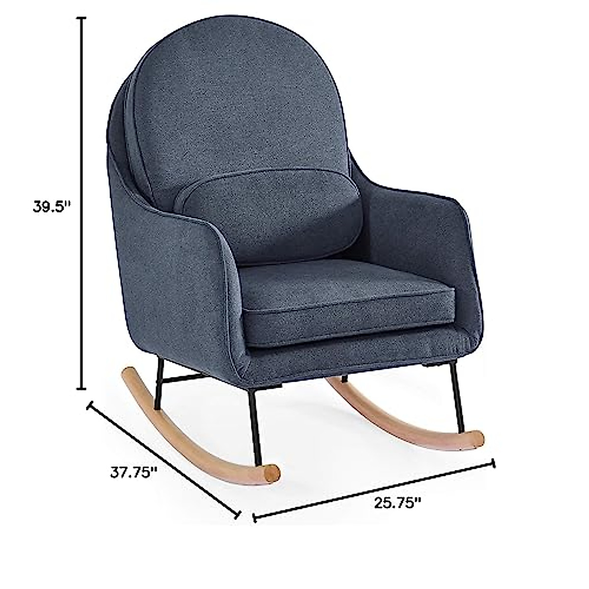 Delta Children Rocker Ella, Slate Blue