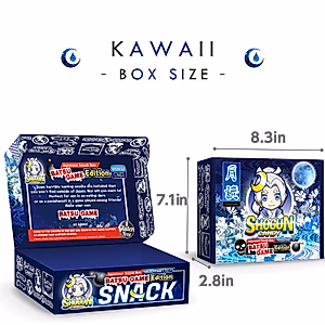 SHOGUN CANDY, 40 Pcs Japanese Snacks and Japanese Candy, Popin Cookin Japanese Snack Box, Kawaii Dagashi Box, (TSUKUYOMI Mystery BOX)