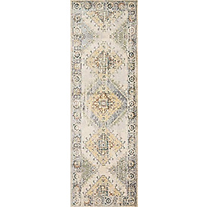 Loloi II Isadora Collection ISA-01 Oatmeal/Silver, Transitional 2'-0" x 3'-0" Accent Rug