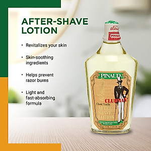 Clubman Pinaud Classic Vanilla After Shave Lotion, 6 Fl Oz (2 Pack)