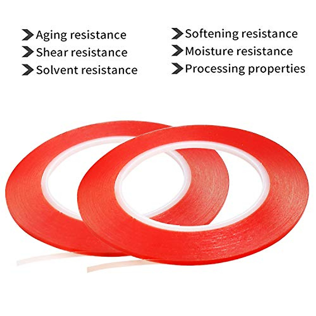 Kaisiking 2mm / 3mm x 25M Phone Repair Tape LCD Touch Screen Repair Tape Phone Adhesive Tape LCD Screen Adhesive Tape for Cell Phone, iPad, Tablets, Laptops, Camera