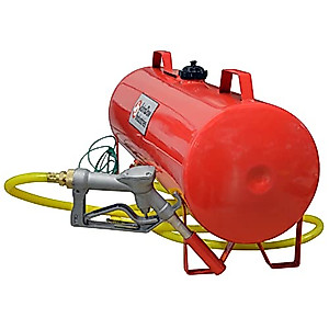 JohnDow Industries JDI-FST15 15 Gallon Fuel Station - Durable and Convenient Fuel Storage and Dispensing Solution,Red