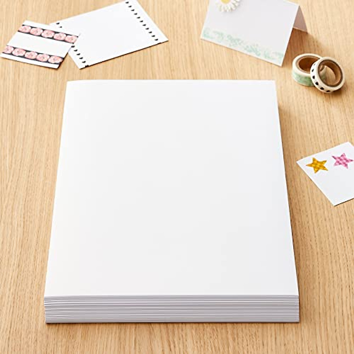 MICHAELS White Gold 8.5”; x 11”; Shimmer Cardstock Paper by Recollections™, 100 Sheets