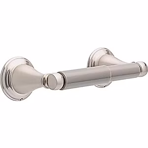 DELTA 79650-BN Windemere Toilet Paper Holder, 8.31 x 3.46 x 2.36 Inches, SpotShield Brushed Nickel