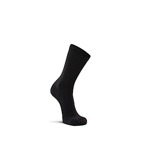 Fox River Standard Castile Light Ultra-Lightweight Liner Crew Socks, Black, Medium