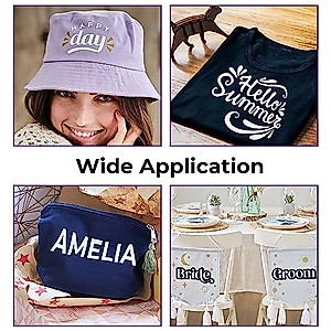 xTool White HTV Vinyl Roll Heat Transfer Vinyl - 12" x 10ft White Iron On Vinyl for Cricut Cameo & xTool M1, Easy to Cut, Ultra-Stretchable PU Matte White HTV Vinyl for T-Shirts, DIY Clothes, Bag