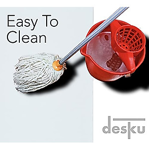 DESKU Office Desk Chair Mat – PVC Mat for Hard Floor Protection, Clear, 46 Inches x 60 Inches, Made in The USA, Home Office Supplies