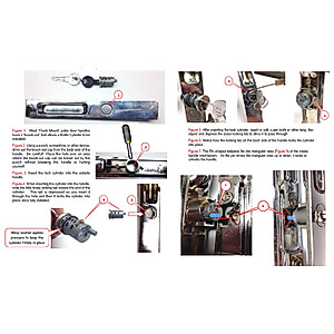 Prime-Line C 1033 Diecast Keyed Patio Sliding Door Handle Set for 1 In. to 1-1/8 In. Thick Sliding Glass Doors, Black (Single Pack)