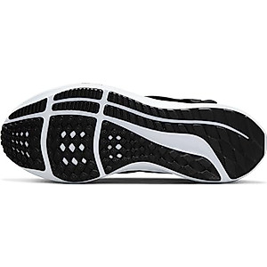 NIKE Women's Sneaker, Black White Dk Smoke Grey, 7.5