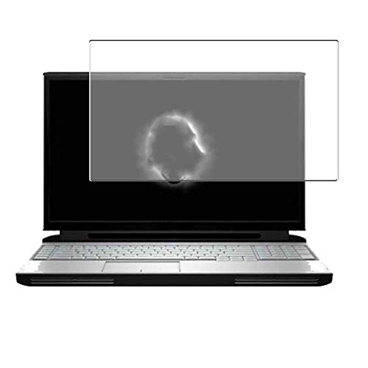 Puccy Tempered Glass Screen Protector Film, compatible with DELL ALIENWARE AREA-51m R2 17.3" （Active Area Cover Only） Protective Protectors Guard