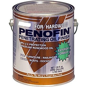 Penofin Deep Penetrating Oil Treatment for Exotic Hardwood Exterior, Wood Stain IPE Finish (1 Gallon)