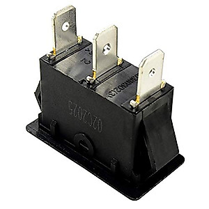 HQRP 3-Pin 3-Way Push Button Switch Compatible with INTEX 70110 SF60110 SF70110 Pool Pump 16A 125V