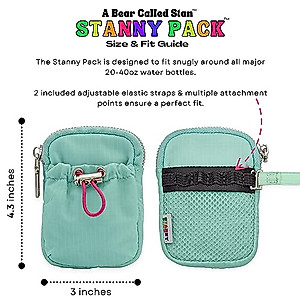 Stanny Pack | Water Bottle Pouch | Accessories Bag for Stanley Cup Tumbler, Hydro Flask, YETI, Owala, Simple Modern, HydroFlask Bottles | Compatible with 18oz, 20oz, 24oz, 32oz, 40oz (Blue Skies)