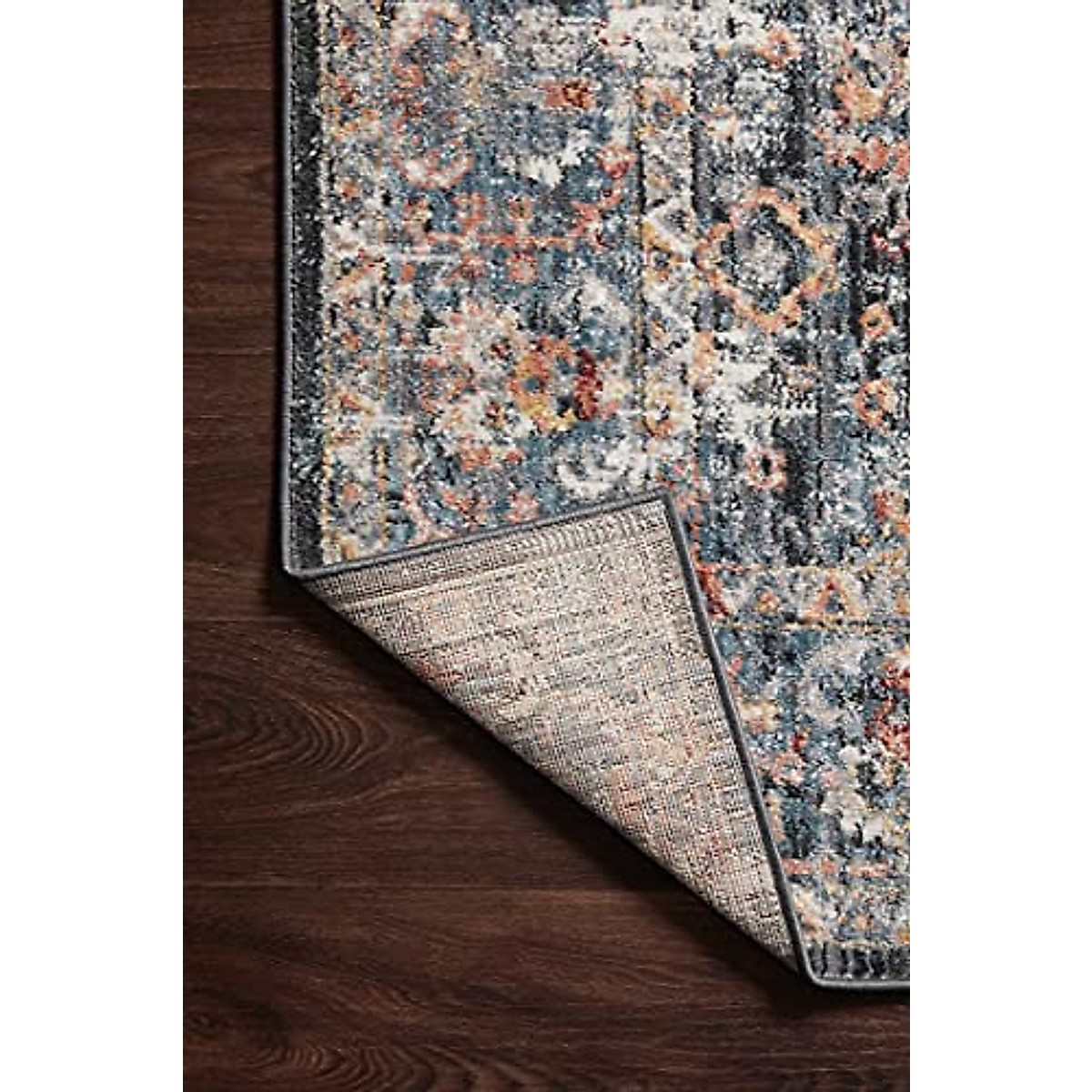Loloi II Cassandra Collection CSN-05 Blue/Multi, Traditional 2'-6" x 4'-0" Accent Rug