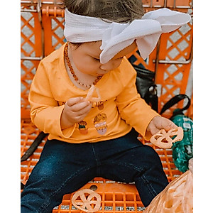 Steewarts Baby Girl Bow Headbands Newborn Hairband Baby Turban Knotted Elastic Headwrap for Toddler Hair Accessories (AA07-10PCS)