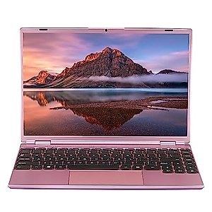 SERYUB Laptop,8GB RAM 256GB SSD Laptops,14 Inch 1920x1200 Pixels Ultrabook,Intel Celeron Quad Core J4105 Computer (up to 2.5ghz),Laptops with 5G/2.4G WiFi,USB 3.0,Type-C,Full Size Keyboard Pink