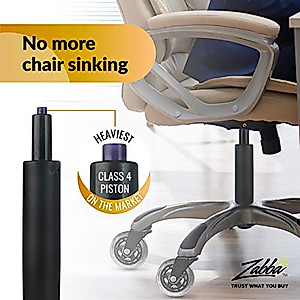 OFFICE OWL Office Chair Cylinder Replacement - Includes Removal Tool, Gloves, Gas Cylinder w/Hydraulic Piston